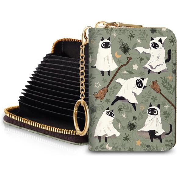 Accessories | Halloween Spooky Cute Cat Ghost Credit Card Holder For ...